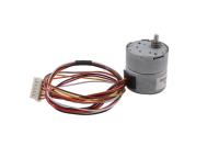China 25mm Mini Stepper Gear Motor Step angle 7.5°/10 24VDC Geared Stepper Motor for sale