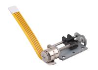China Precision 8mm Dia Micro Slider Stepper Motor 22mm Length Copper Slider With Bracket Linear for sale