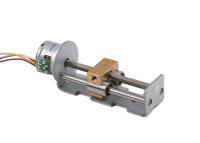 China 15mm 5VDC Electric Stepper Motor With Slider M3 lead screw 18 degreeStep angle Bi-polar 2-2 phase for sale
