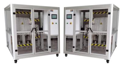 China Remote Controller Rolling Drop Impact Testing Machine With 2 Steel Tumble for sale