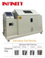 China INFINITY IE42 Series Salt Spray Test Chamber with 150L-1200L Capacity and RT+5℃~60℃ Temperature Range for sale