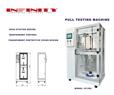 China INFINITY IC1362 Wire Pull Tester with 280mm Rotation Radius and 125g/250g Test Load for Cable Strength Testing for sale