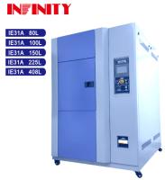China 150L Programmable High-Low Temperature Shock Test Chamber -55℃ to +150℃ Range with ≤2.0℃ Uniformity for sale