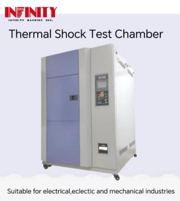 China Programmable Temperature Impact Test Chamber -55C ～ 150C 30kg Bearing Weight France Tecumseh Compressor for sale