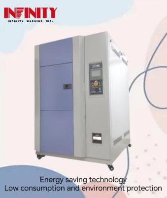 China Temperature Uniformity ≦2.0C Programmable Hot Cold Shock Test Chamber with Observation Window for sale