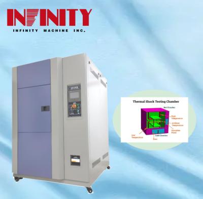 China Cooling Rate High and Low Temperature Impact Test Chamber W300*H400mm Observation Window -55C ～ 150C Temperature Range for sale