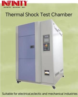 China 500x400x400mm Internal Chamber Size Programmable Temperature Impact Test Chamber with Air-cooled Condenser for sale