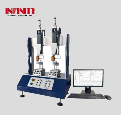 China Dual-station Swing Force Testing Machine With ±0.3% Force Value Accuracy And 0.1-1200mm/min Test Speed for sale