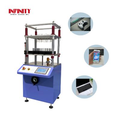 China High-speed Button Testing Machine For Press Head Diameter 6mm Shaw Hardness 65 And 10mm Trip for sale