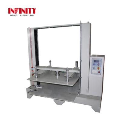 China Package Box Compression Testing Equipment RS-8401 with AC Servo Motor, 20KN Capacity, 1000x1000x1200mm Test Space for sale