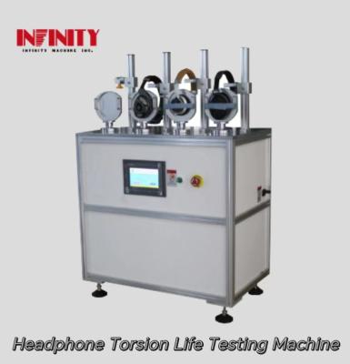 China Infinity IZ1011 Headphone Torsion Testing Machine | 125kg Capacity | 5-360° Angle Range | AC220V Power for sale