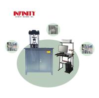 China Double Column High Precision Control 300KN Servo Compression Strength Testing Machine for sale