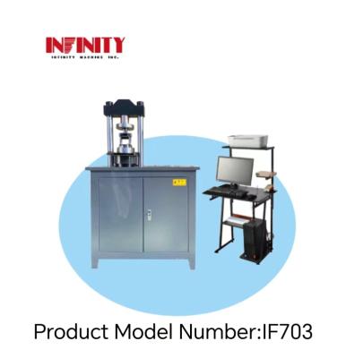 China Real Time Test Curve Display Stroke Protection Micro Electro hydraulic Servo Compression With Sample Information Input for sale