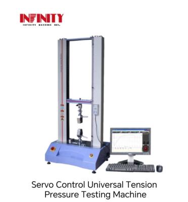 China Sea / Foam Servo Control Universal Tension Pressure Testing Machine With Testing Speed Of 0.01-500mm/min for sale