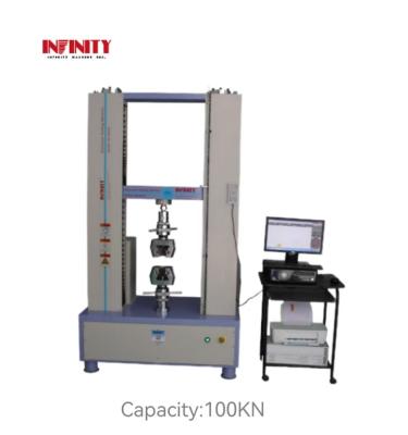 China 100KN Servo Controlled Universal Tensile Testing Machine for Pushing and Bending Test for sale