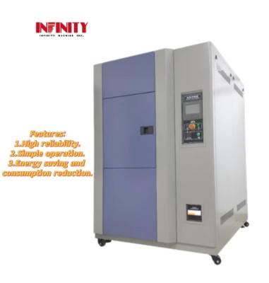 China Three Box High Reliability Programmed Cold And Hot Impact Test Chamber For Machinery Industry for sale