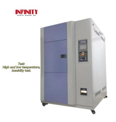 China Simple Programmable Cold And Hot Shock Chamber For High And Low Temperature Test for sale