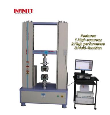 China UTM Universal Tensile Testing Machine with 10-300KN Capacity and 800mm Travel for Material Strength Analysis for sale