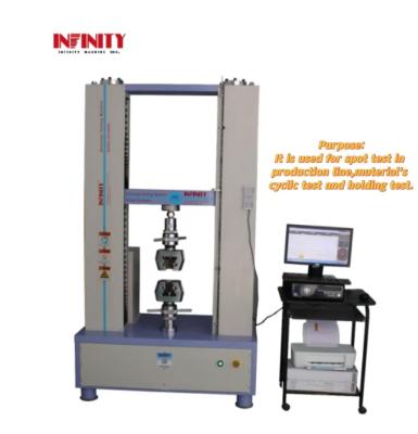 China Metal Material Cyclic Holding Test Computer Control Universal Tensile Testing Machine for sale