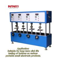 China Four Stations Mechanical And Electrical Lifespan Key Fatigue Testing Machine for sale