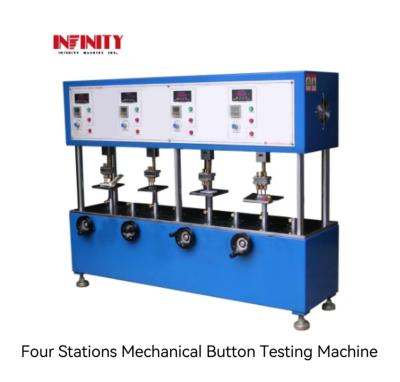 China Test Force Range 200gf~1000gf Economical Four Stations Mechanical Button Tester for sale