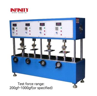 China High Precision Keyboard Key Testing Four Stations Mechanical Button Testing Machine for sale