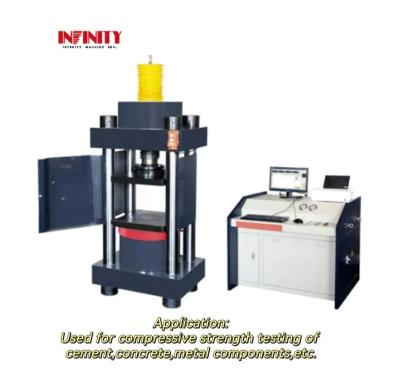 China 1500KN Micro Computer Control Electro Hydraulic Servo Compression Testing Machine for sale