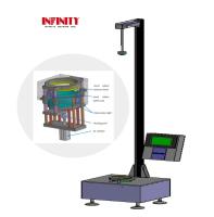 China 7 Inch HMI LCD Touch Screen Falling Dart Impact Testing Machine For Plastic Film for sale