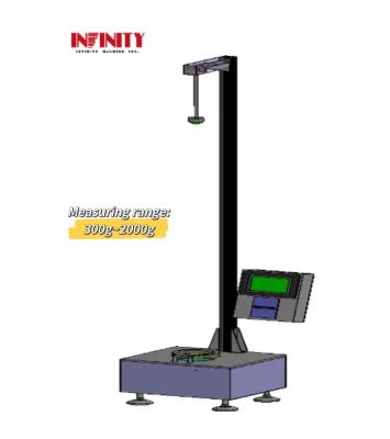 China High Precision Falling Dart Impact Testing Machine Measuring Range 300g-2000g for sale