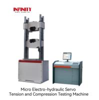 China Max. Test Force 2000KN Micro Electro Hydraulic Servo Tensile Compression Testing Machine for sale