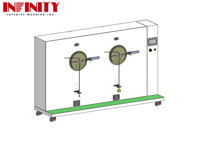 China ISO 19642-2 Compliant Flex Cycle Testing Machine With 10~60rpm Adjustable Speed And ±90° Angle Range For Automotive Cables for sale