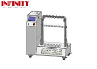China Flexible Cable Flexing Test Machine With Adjustable Bending Angle 1~180° IEC 60884-1 Standard And 6 Sets Jig for sale
