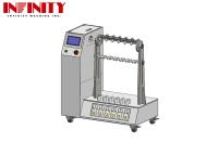 China Cable Flexing Test Apparatus With Adjustable Bending Angle 1~180° 6 Sets Jig Complies With IEC 60884-1 Standard for sale