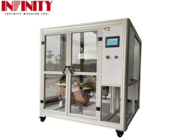 China 220V 120V Remote Controller Rolling Drop Impact Test Apparatus With 2 Steel Tumbler for sale
