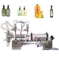 China EMC 60ml Shampoo Filling Machine 2 Nozzle For Juice 0.1m3/min for sale