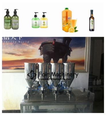 China 0.4mpa 500ml Shampoo Filling Machine Pneumatic For Liquid 40B/Min for sale