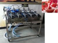 China 0.6mpa GMP Ketchup Filling Machine for Tomato Sauce 5 Nozzles 0.1m3/min for sale