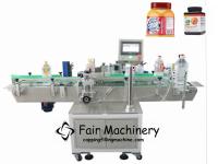 China SGS 60PCS/Min Single Side Sticker Labeling Machine For Square Bottle 1.8kw for sale