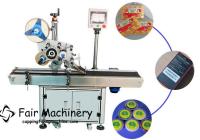 China SS316 60HZ Plane Labeling Machine , 2.1KW Plastic Bag Labeling Machine for sale