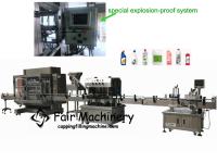 China 50HZ 1000ml Capping Filling Machine Liquid Bottle Labeling Sealing 2.8KW for sale