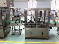 China 220VAC 0.4mpa Beverage Filling Production Line 35BPM Liquid Capping Labeling for sale
