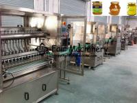 China 220V 7kw Capping Filling Machine Vacuum , 100ml Jam Jar Filling Machine for sale