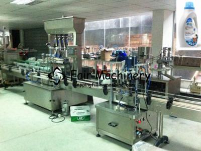 China 50ml 0.6mpa Capping Filling Machine PLC For Liquid Detergent for sale