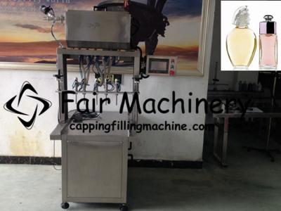 China 2Kw 1L Perfume Filling Machine , 80BPM Semi Automatic Water Bottle Filling Machine for sale