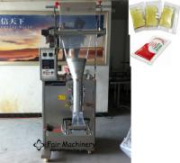 China 40BPM 0.65mpa Liquid Pouch Packing Machine For Tomato Sauce 50Hz for sale