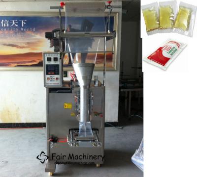 China 40BPM 0.65mpa Liquid Pouch Packing Machine For Tomato Sauce 50Hz for sale