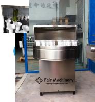 China 2000BPH 0.3m3/H Water Bottle Washing Machine , 0.75KW Automatic Jar Washing Machine for sale