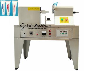 China PLC 50Hz Cosmetic Tube Sealer , 4.5Kw Ultrasonic Plastic Tube Sealing Machine for sale