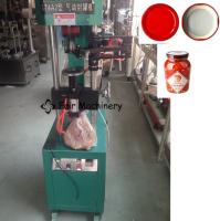 China 23BPM Powder Filling And Sealing Machine , 750W 220VAC Plastic Jar Sealing Machine for sale