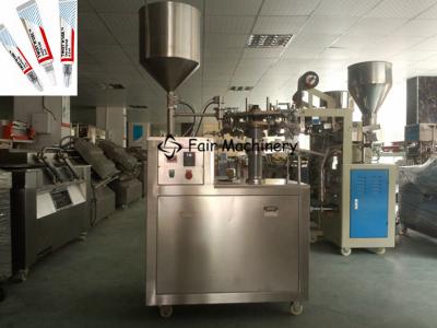 China 30B/Min 50ml Tube Sealing And Filling Machine , 1.7KW Cream Tube Filling Machine for sale